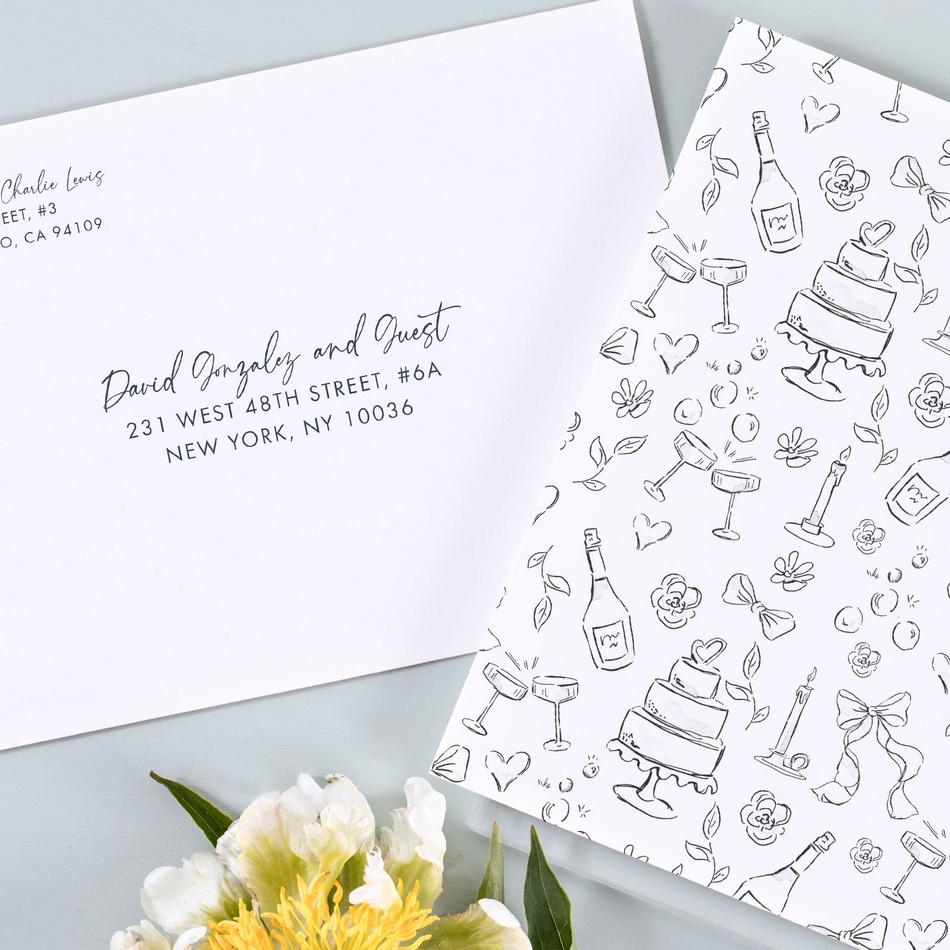 Hamilton Classic | White | Zola Wedding Invitations