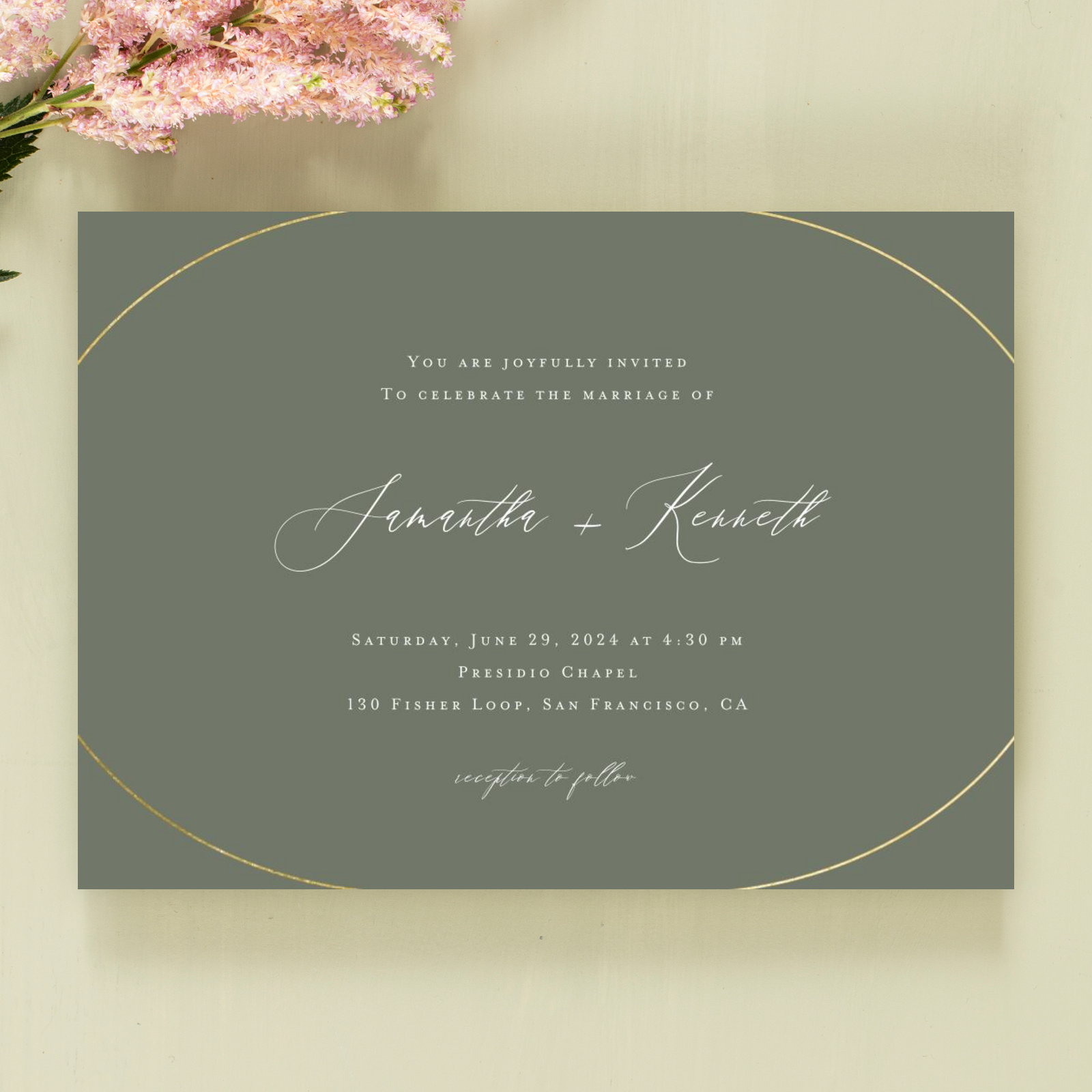 Zola Wedding Invitations - Paltz Landscape Foil