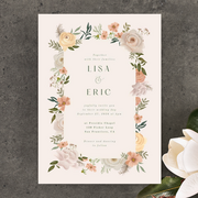 Miele Portrait | Linen | Zola Wedding Invitations