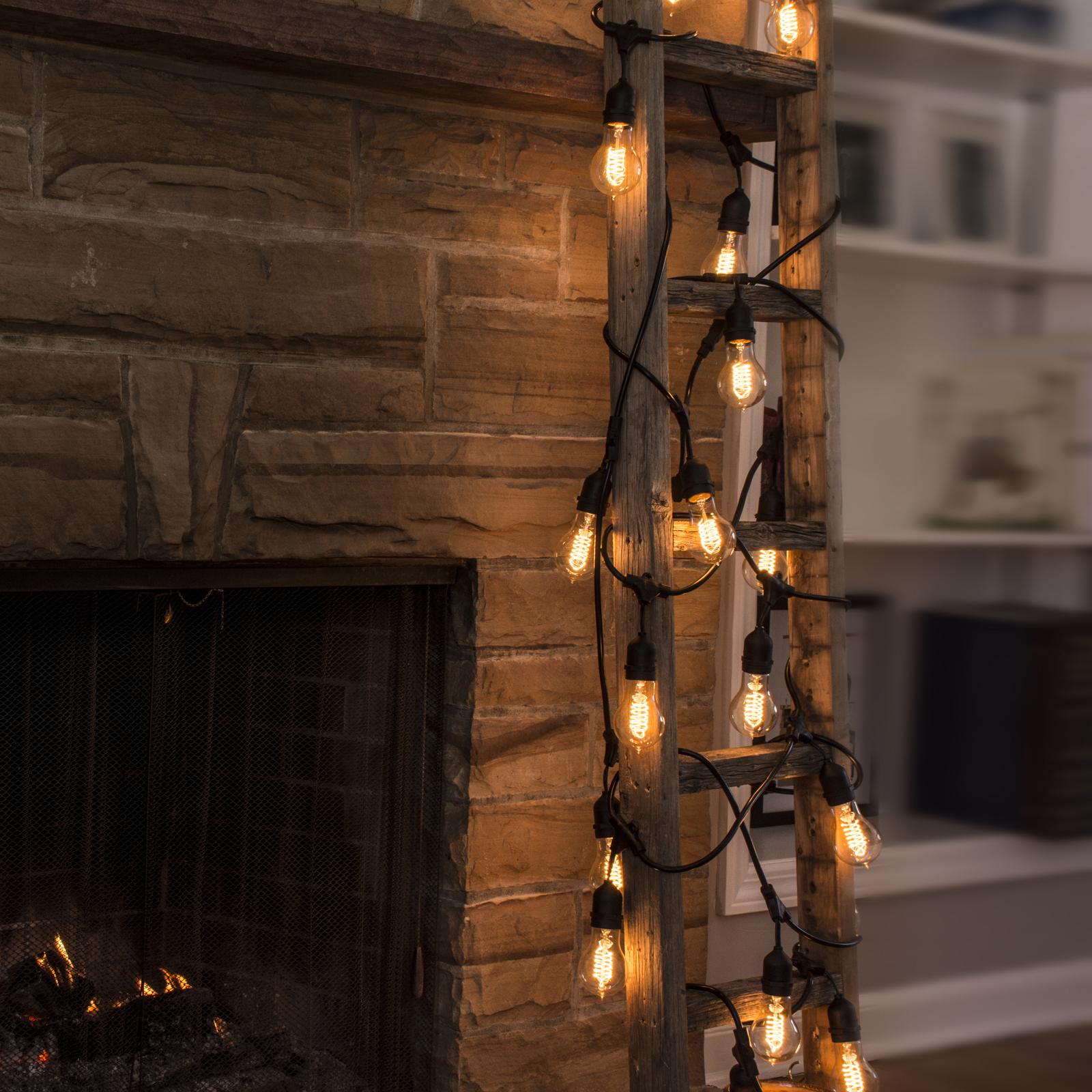 Bulbrite, Nostalgic Loop Filament 15-Bulb String Light Kit, Set of 2 | Zola