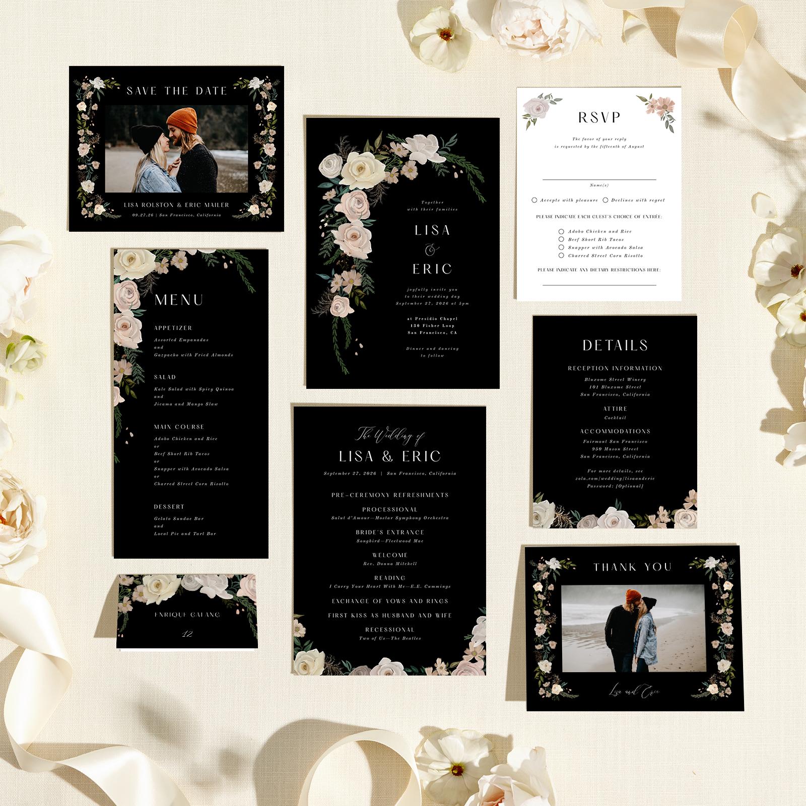 Zola Wedding Invitations - Miele Classic