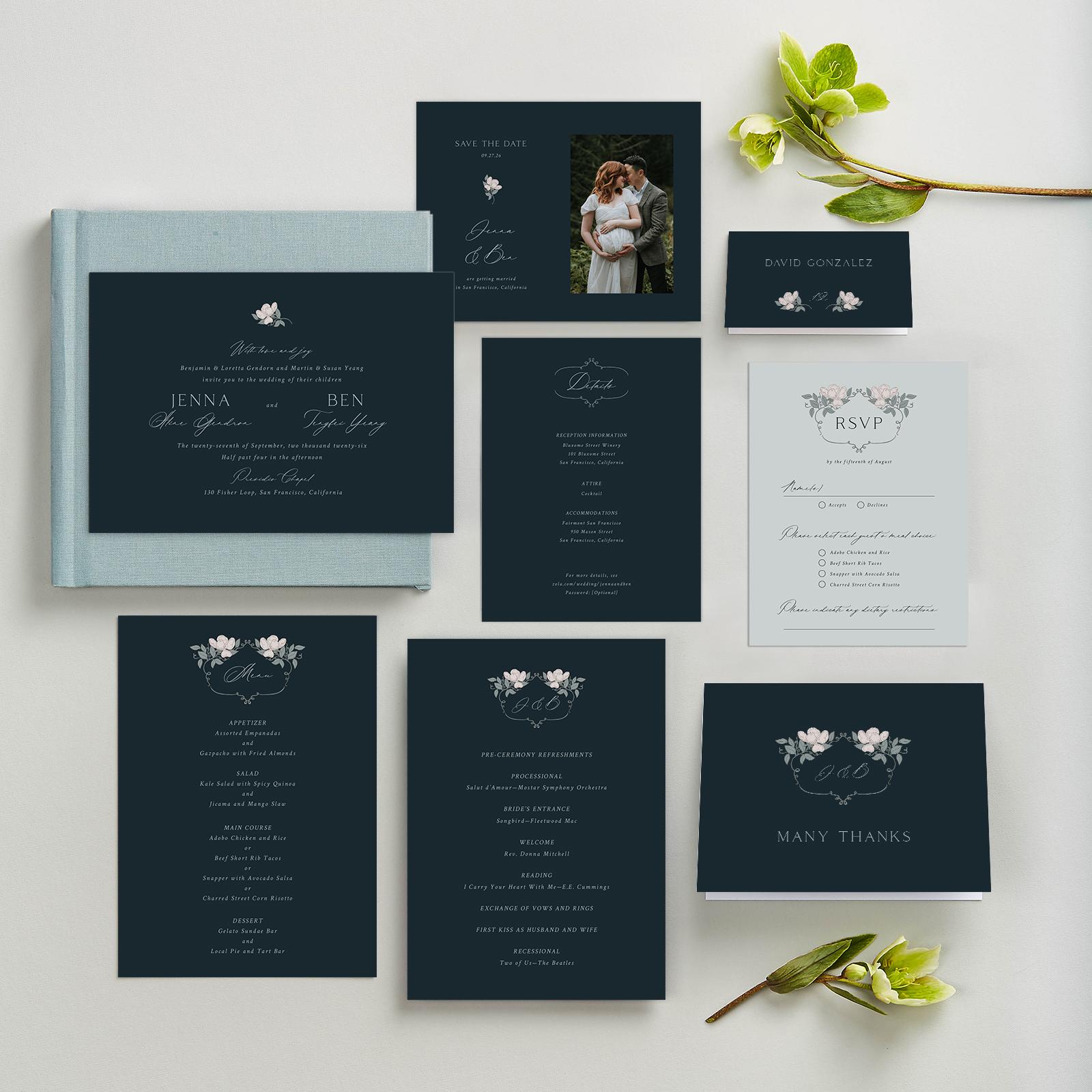 Zola Wedding Invitations - Marmillo Landscape