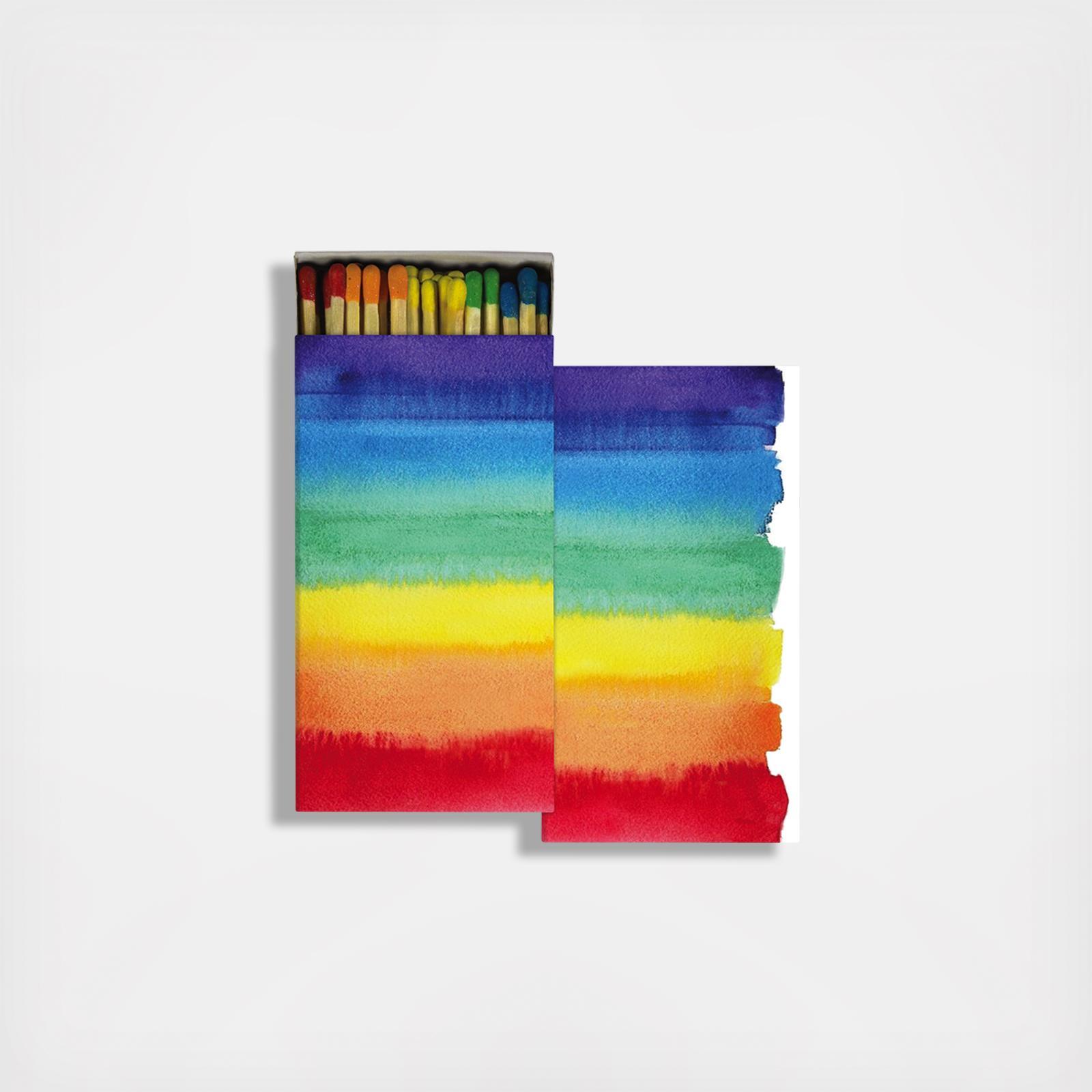 HomArt, Watercolor Rainbow Match Box, Set of 8 | Zola