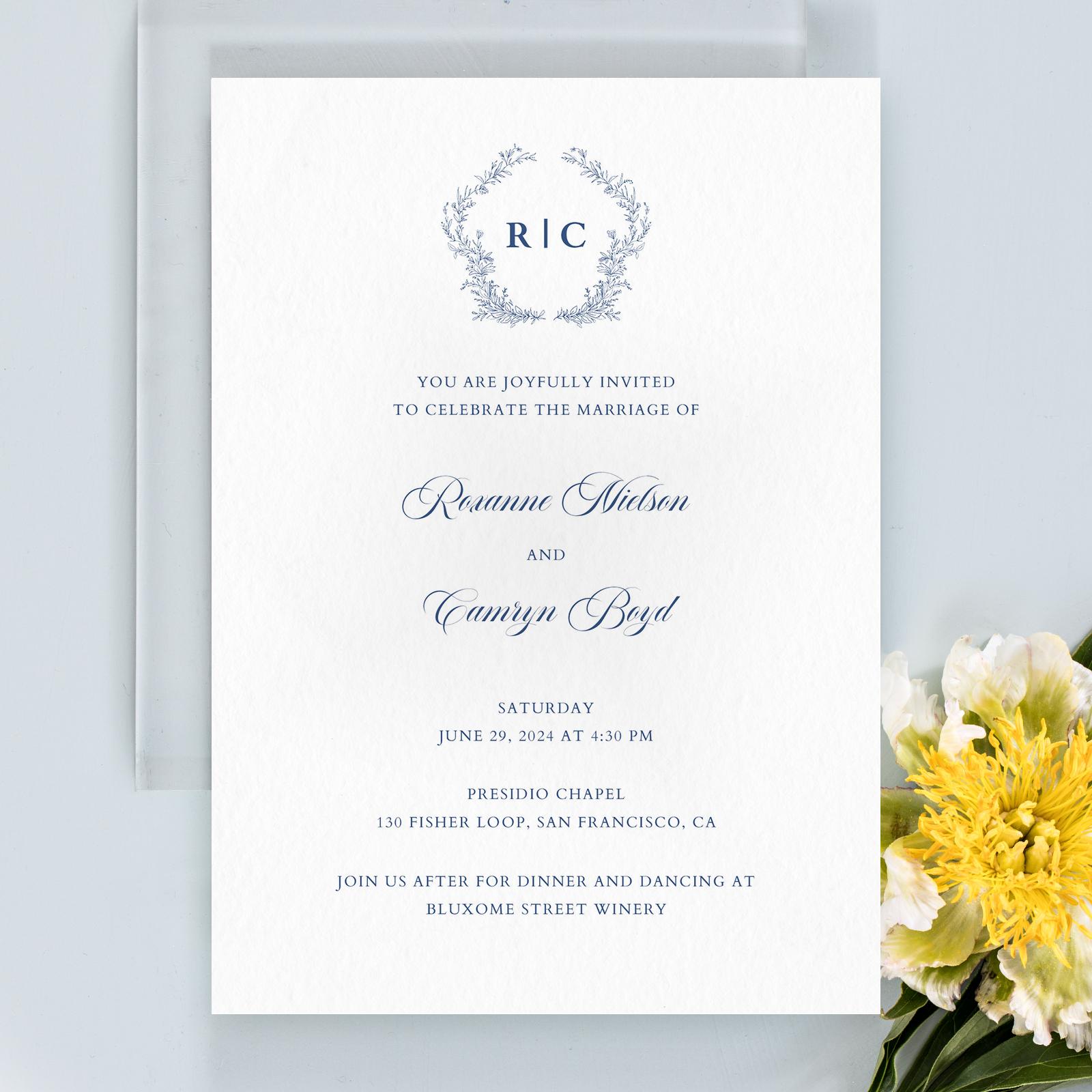 Zola Wedding Invitations - Eleanora Classic