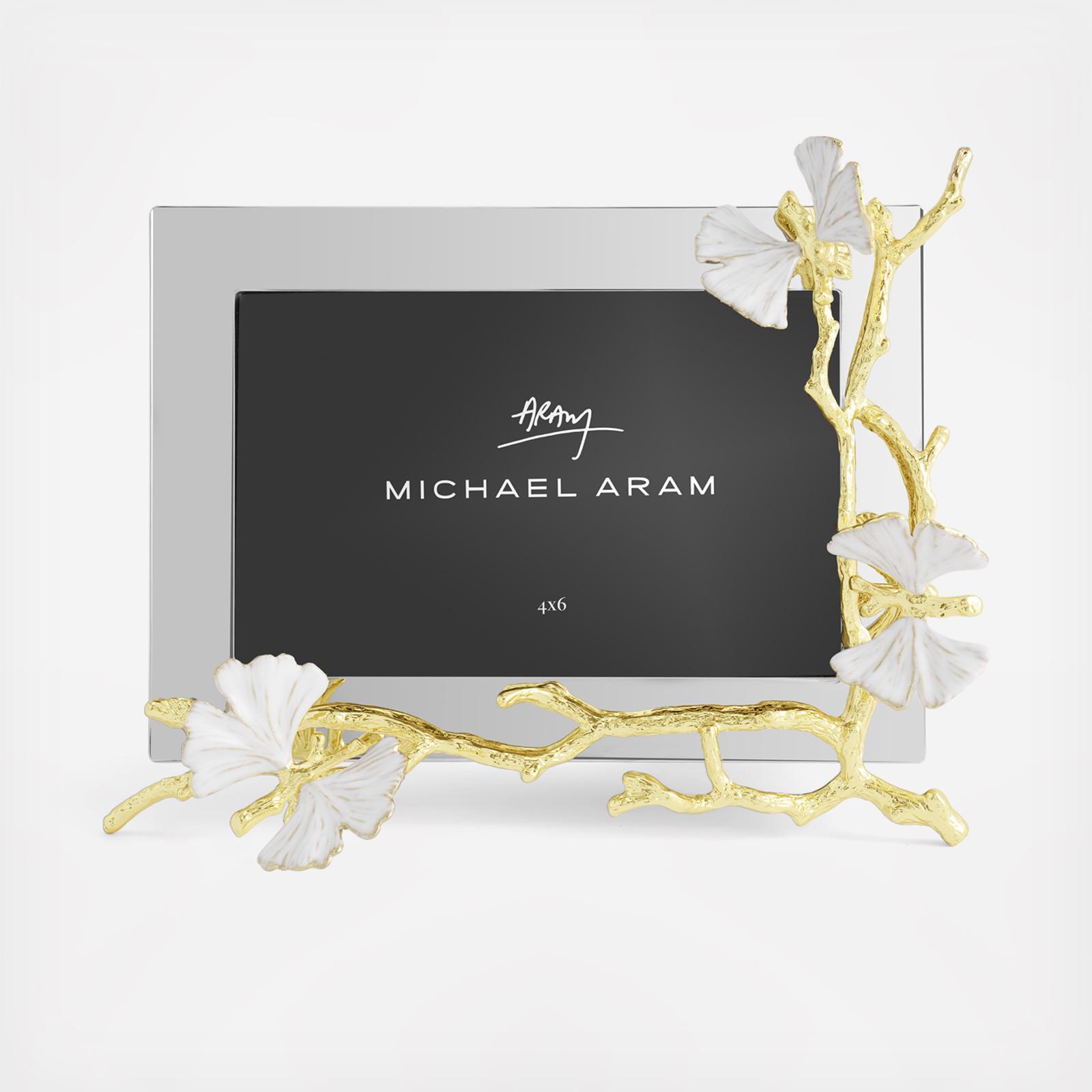 Michael Aram, Butterfly Ginkgo Gold Reflective Photo Frame - Zola