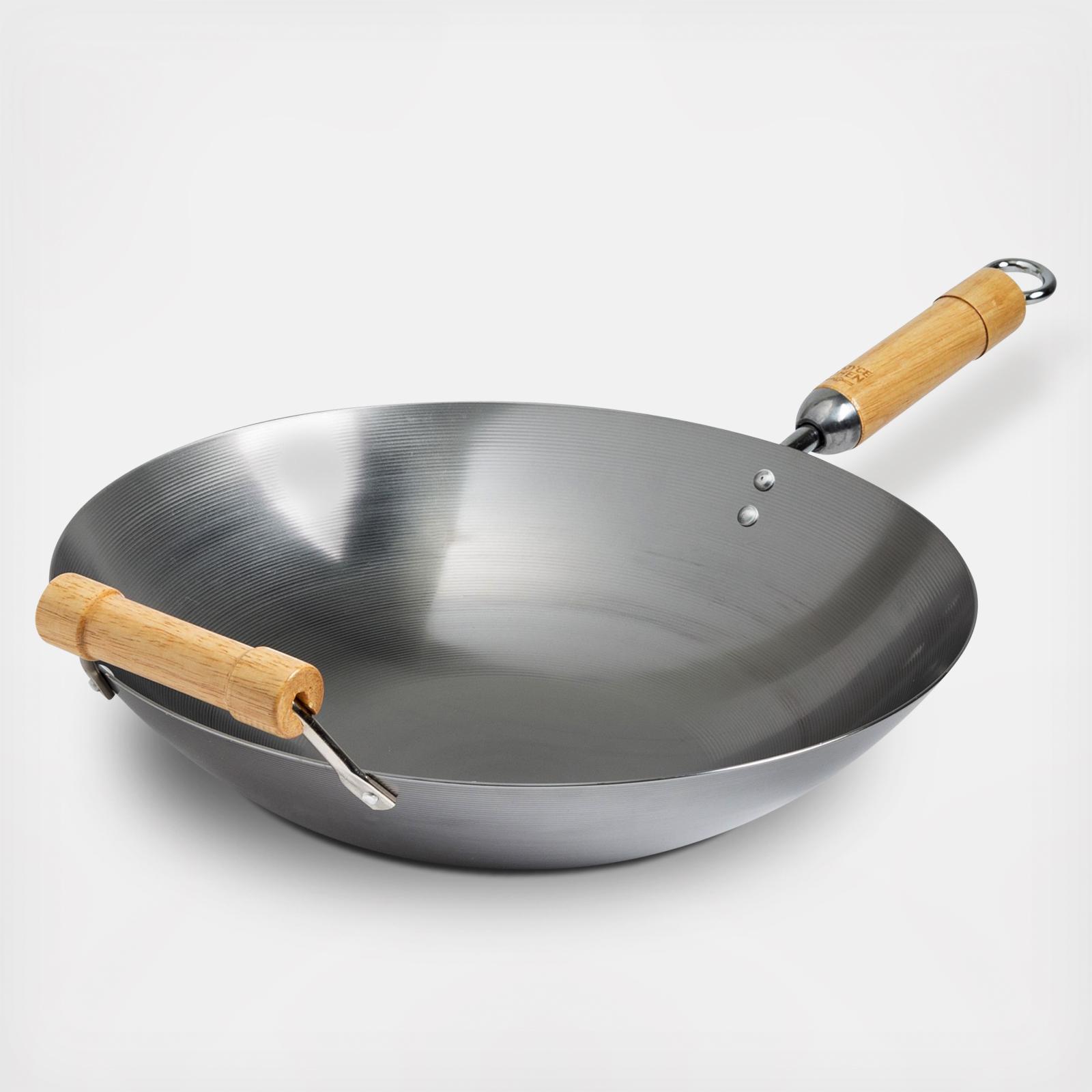 Joyce Chen, Classic Series Round Bottom Wok with Birch Handles - Zola