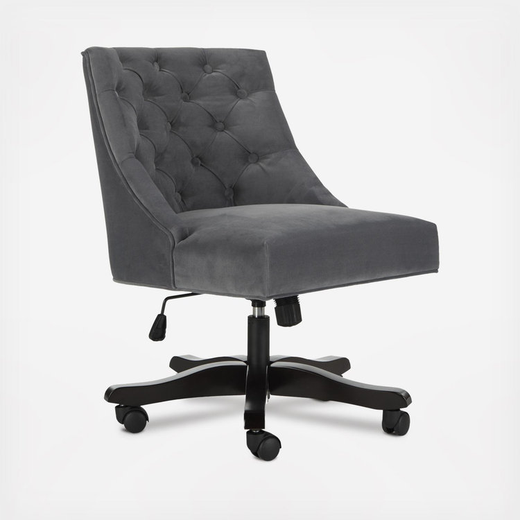 Safavieh, Soho Tufted Swivel Desk Chair | Zola