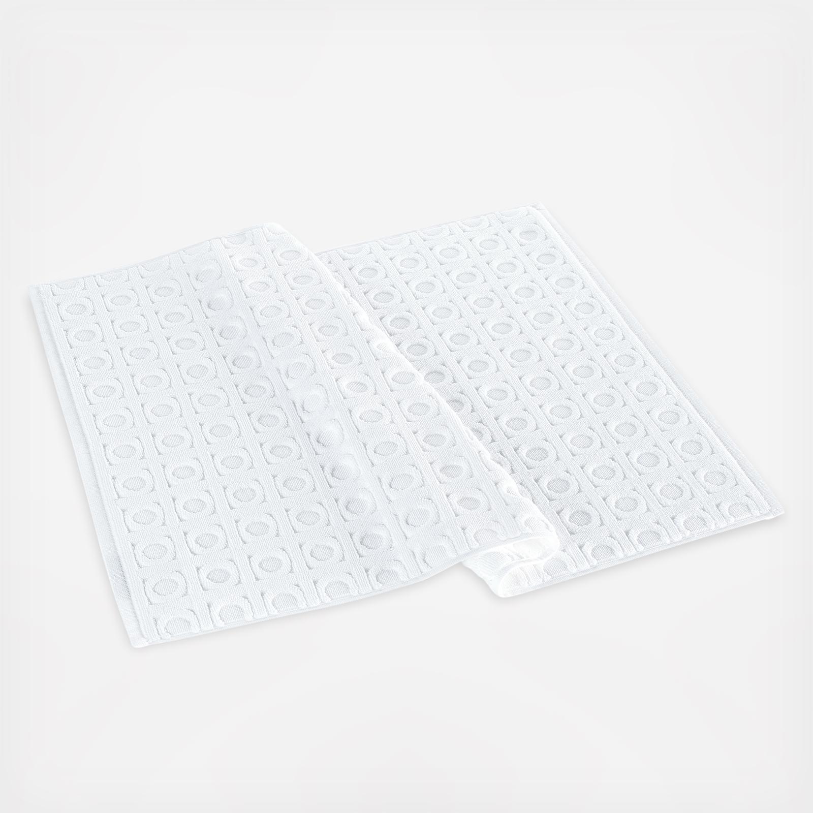 Brooks Brothers, Circle in Square Bath Mat | Zola