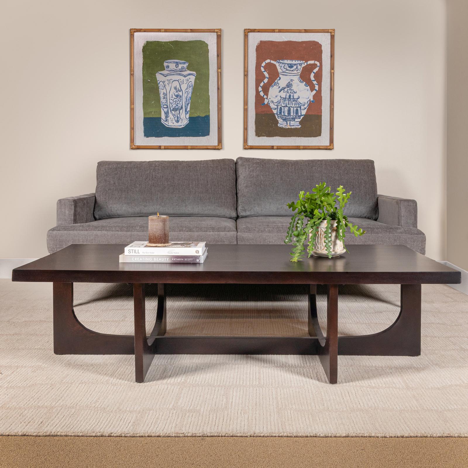 Rowena Interiors, Wilder Rectangular Mango Wood Coffee Table with ...