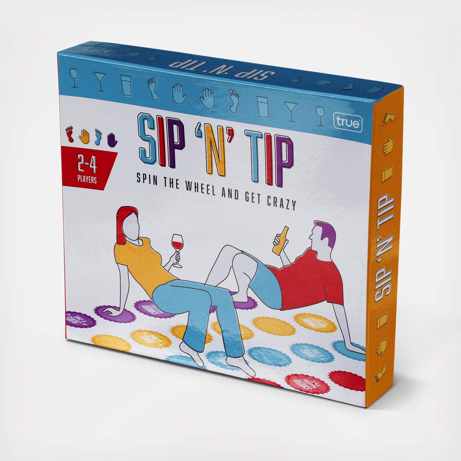 True, Sip & Tip Party Game Set | Zola