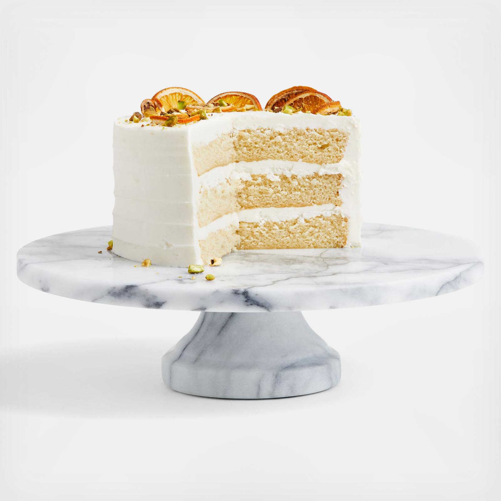 Crate and Barrel, French Kitchen Marble Cake Stand - Zola
