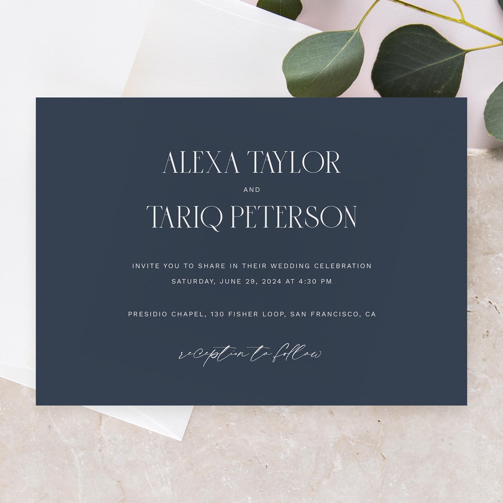 Zola Wedding Invitations - Roberts Landscape