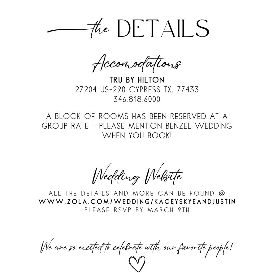 Kacey Skye Benzel and Justin Kula's Wedding Website