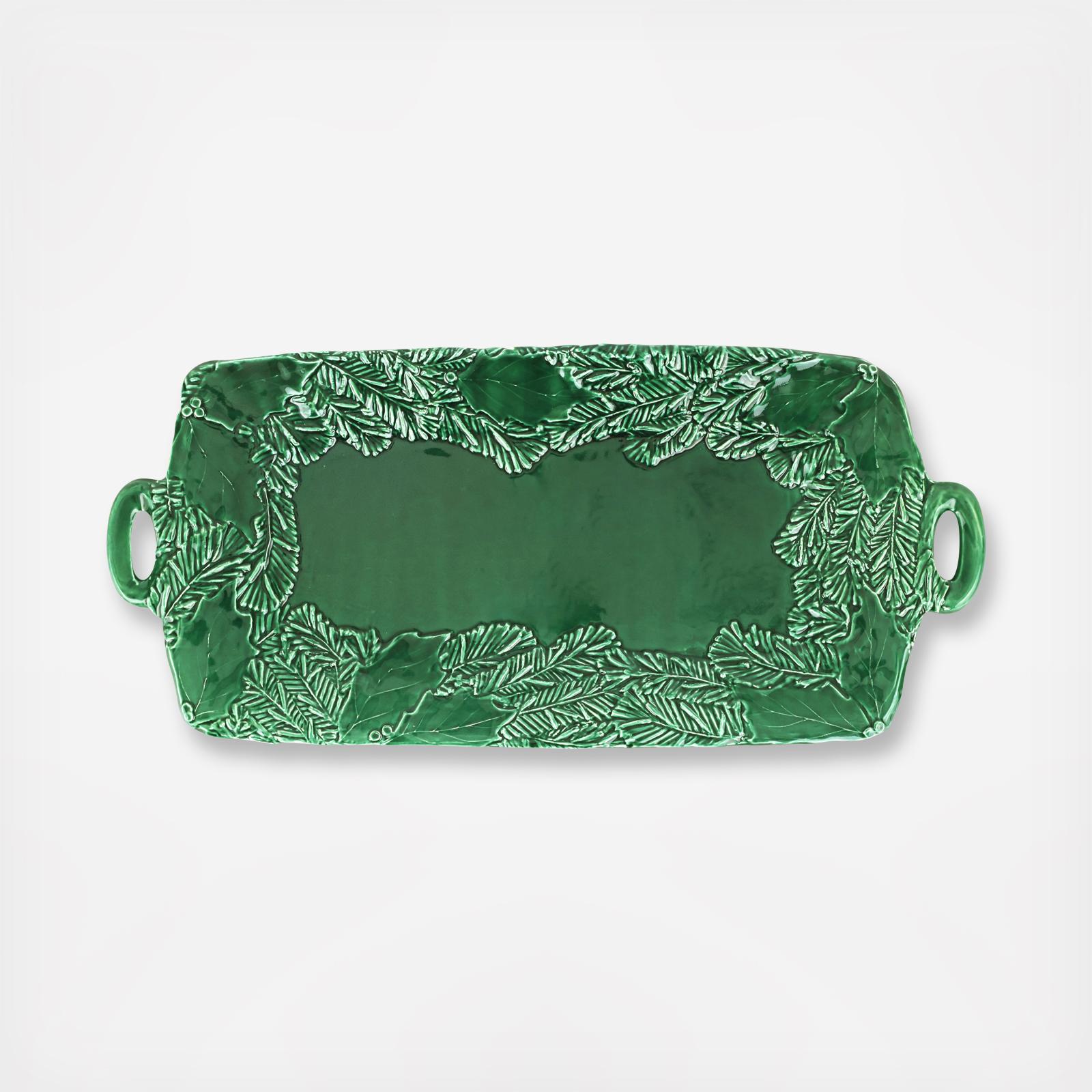 VIETRI, Lastra Holiday Figural Handled Rectangular Platter | Zola