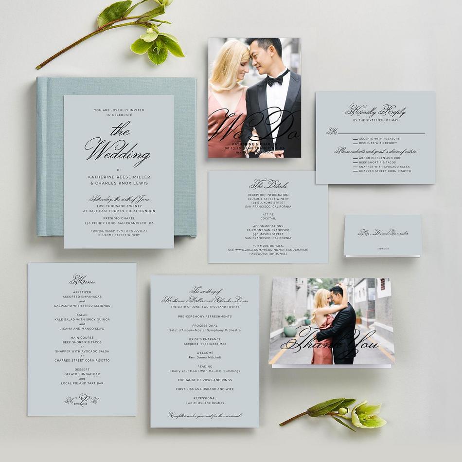 Zola Wedding Programs - Arthur