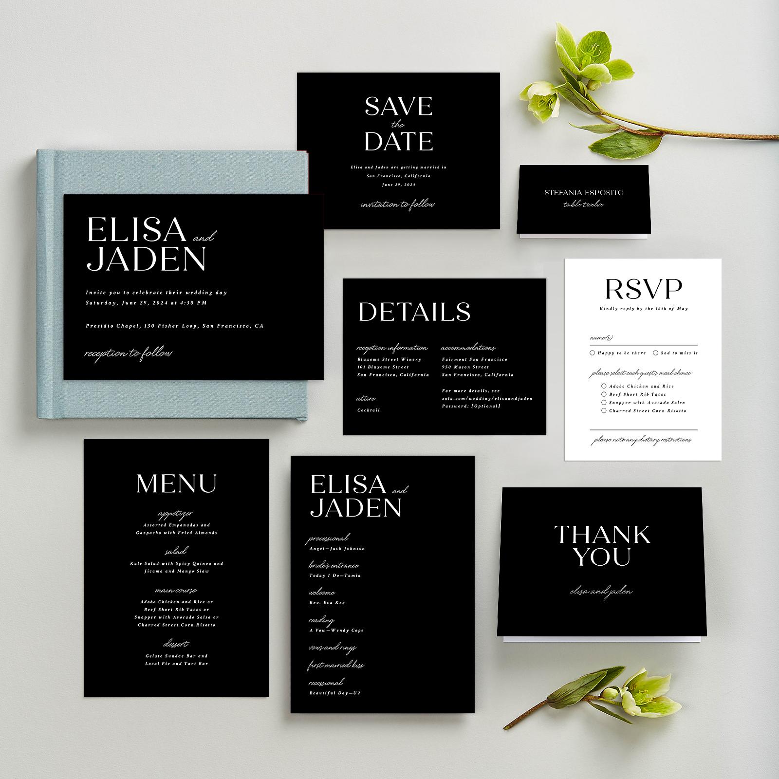 Zola Wedding Invitations - Hippley Landscape
