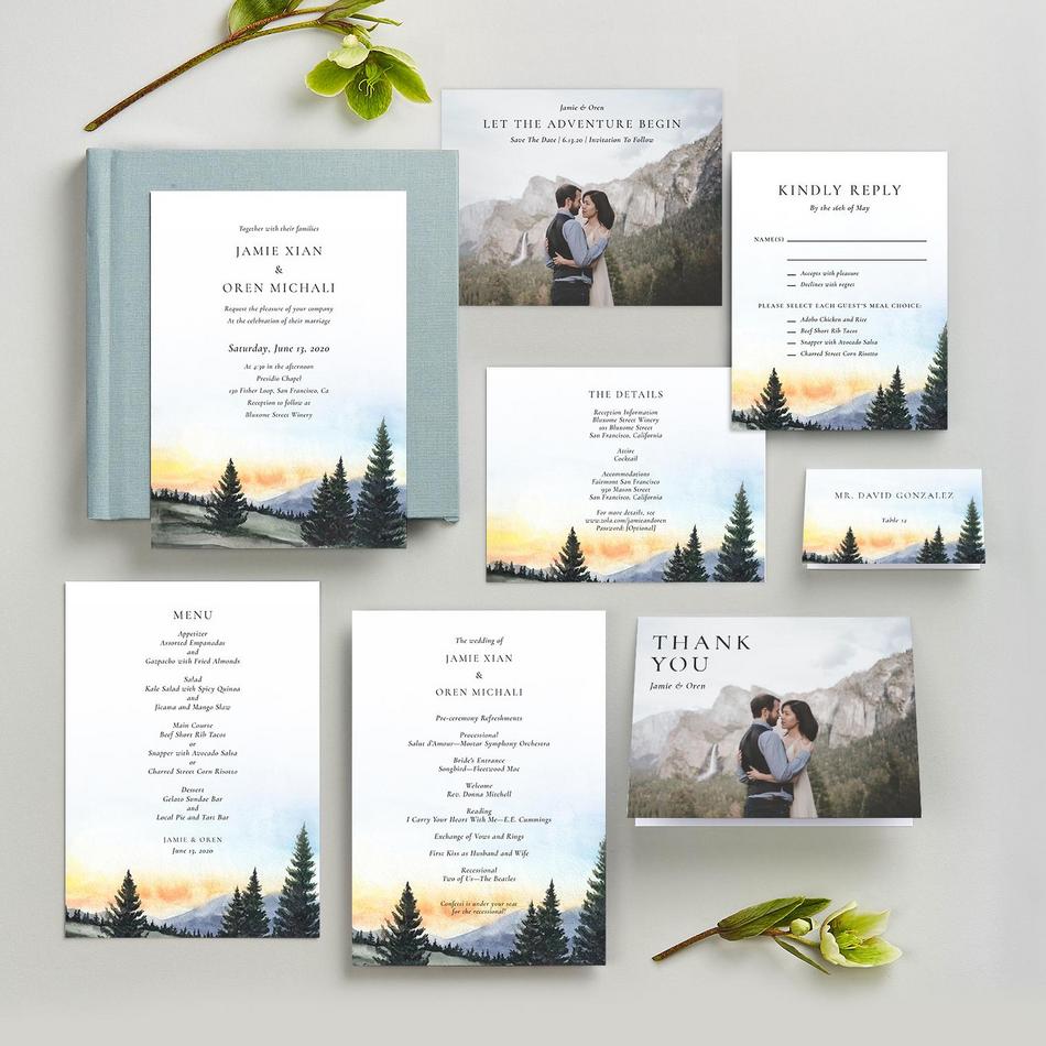 Deepcreek Fall | Fall | Zola Wedding Invitations