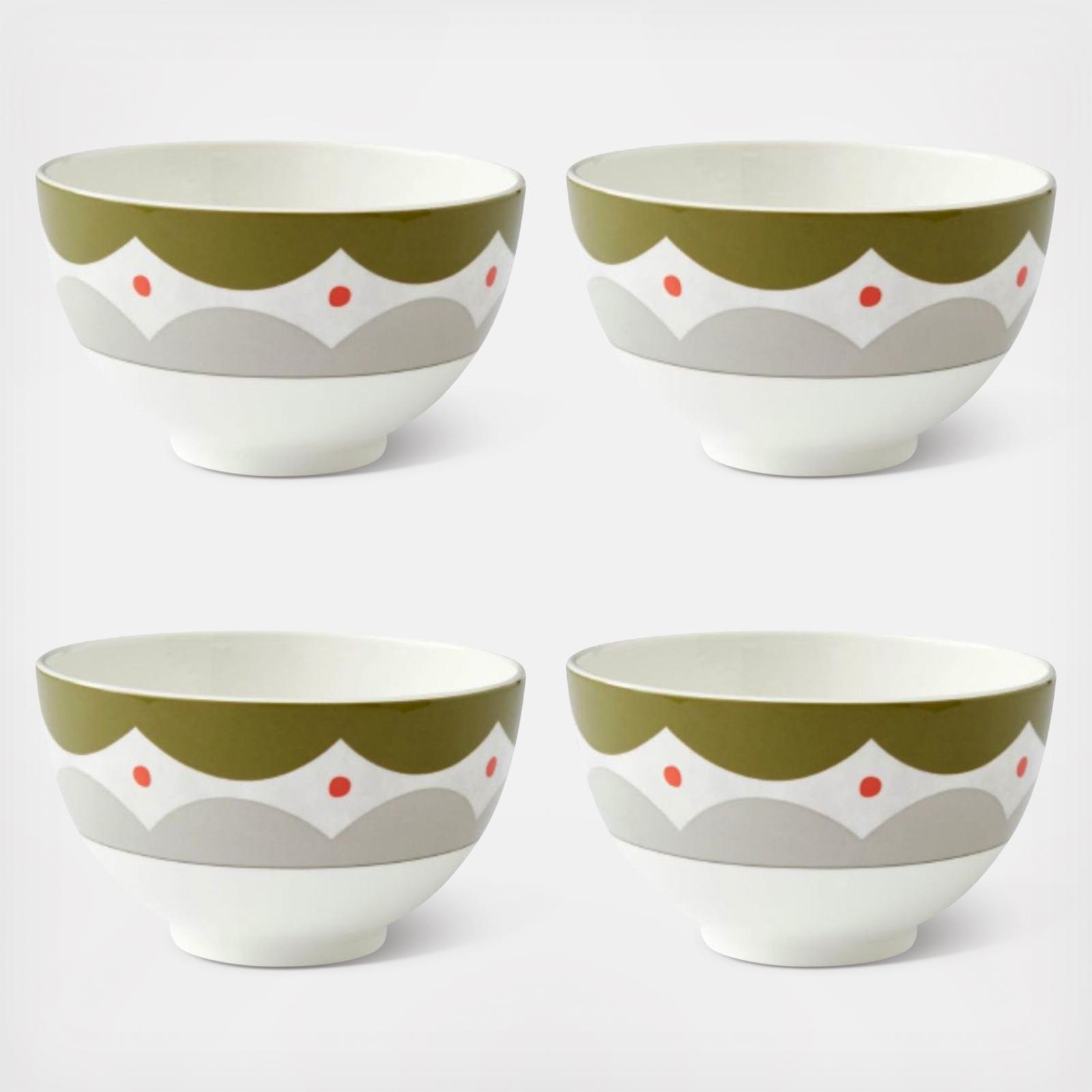 Spode, Kit Kemp Geo Rice Bowl, Set of 4 - Zola