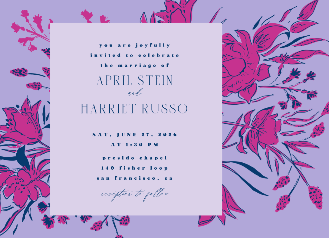 Zola Wedding Invitations - Amouretti Landscape