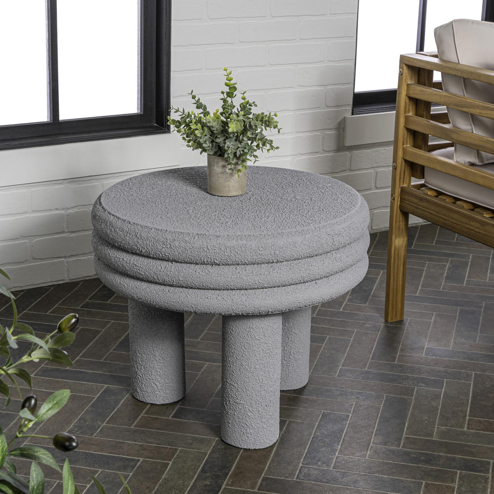 JONATHAN Y, Rashida Contemporary Minimalist Curvy High Accent Table | Zola