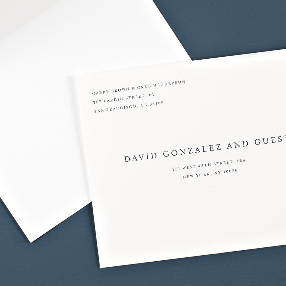 Farnham Portrait | Blue Sage | Zola Thank You Cards