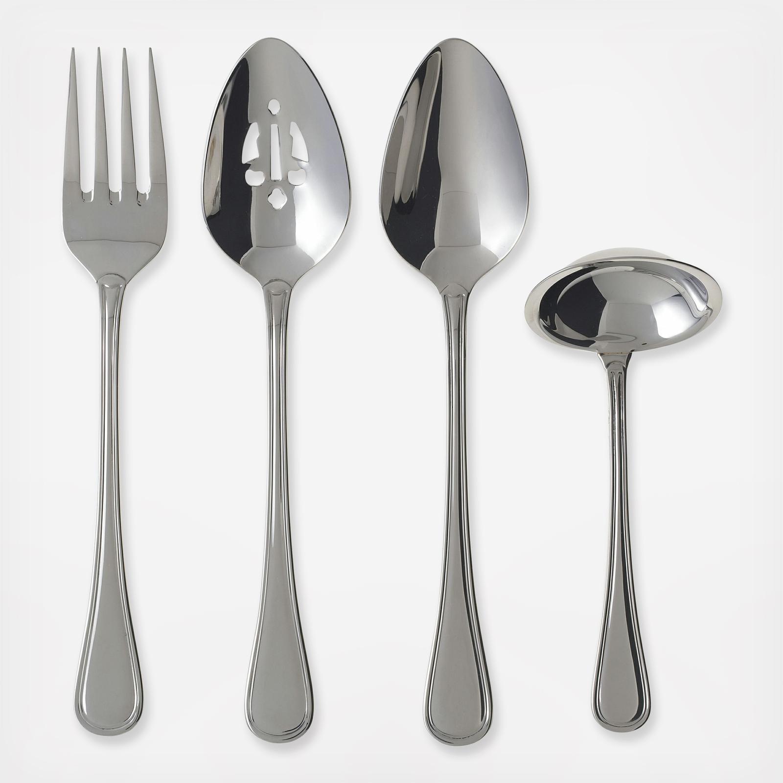 Villeroy & Boch, Merlemont 4-Piece Flatware Serving Set | Zola