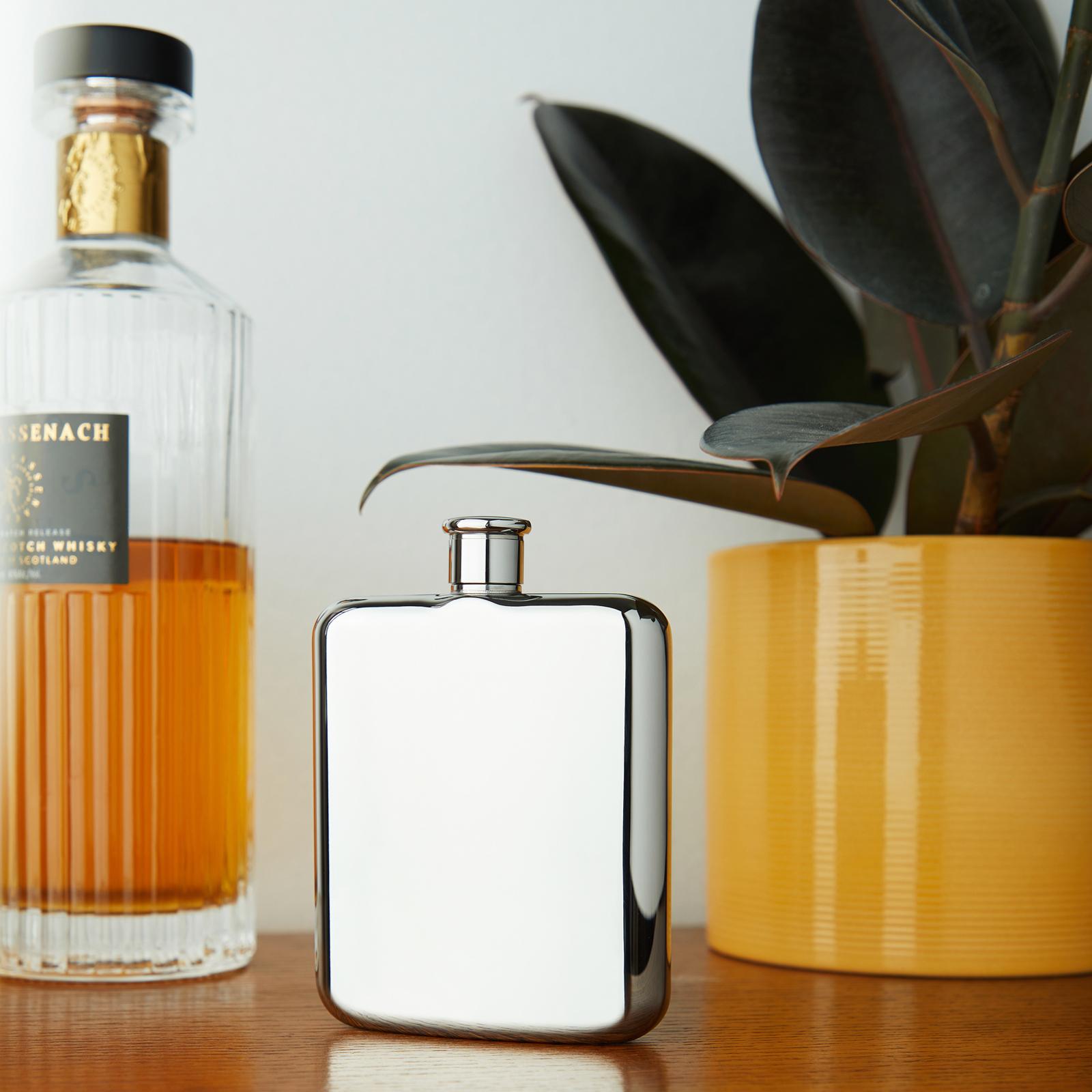 Viski, Silver Flask - Zola