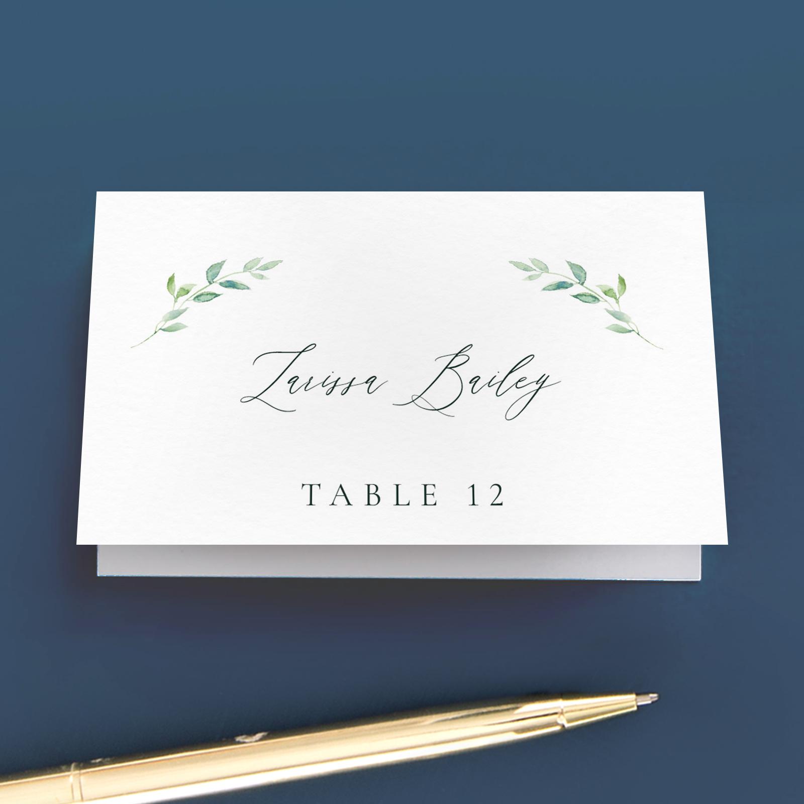 Zola Wedding Place Cards - Farnham