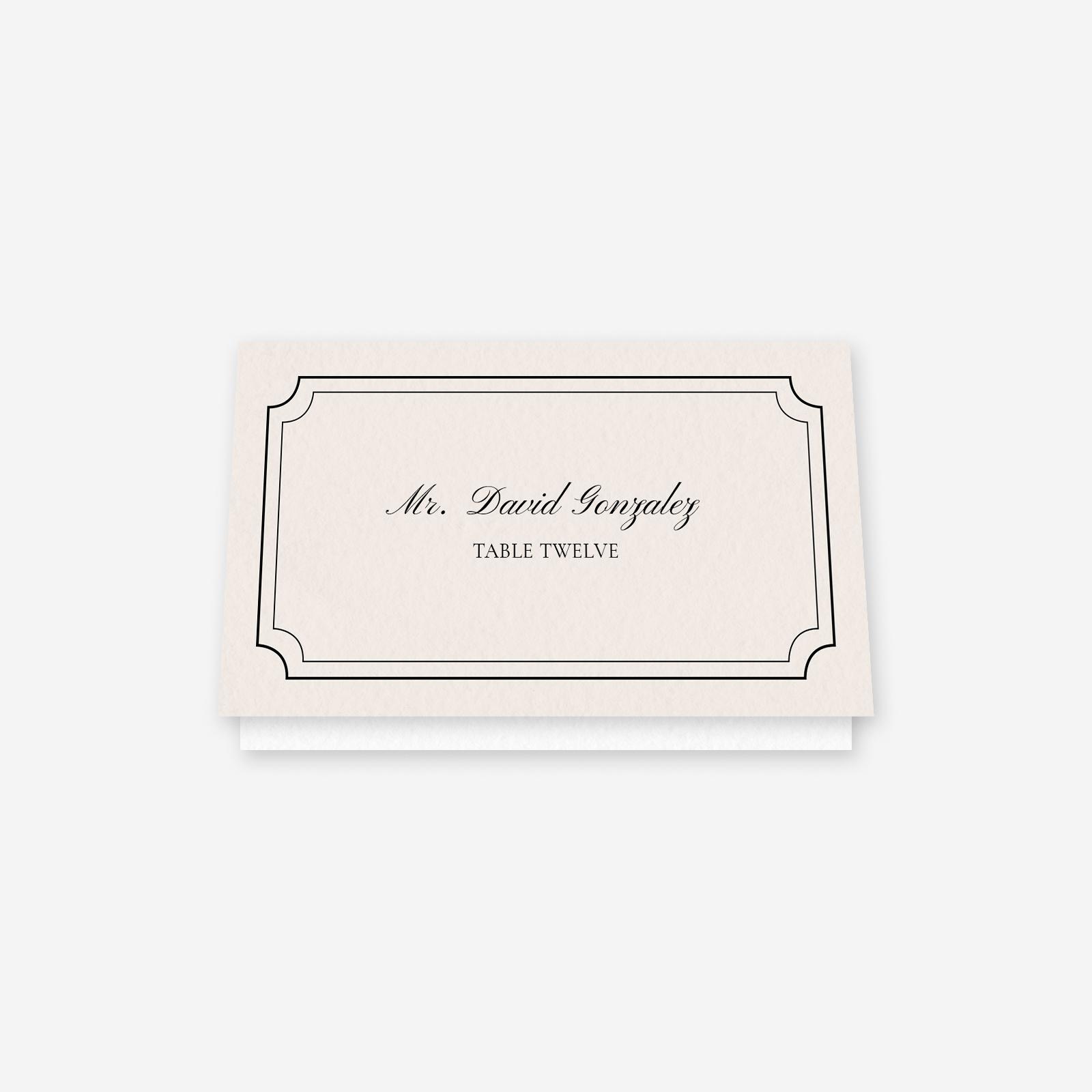 Zola Wedding Place Cards - Malta