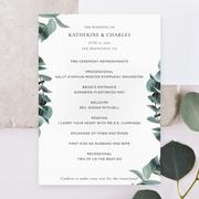 Zola Wedding Programs - Galata