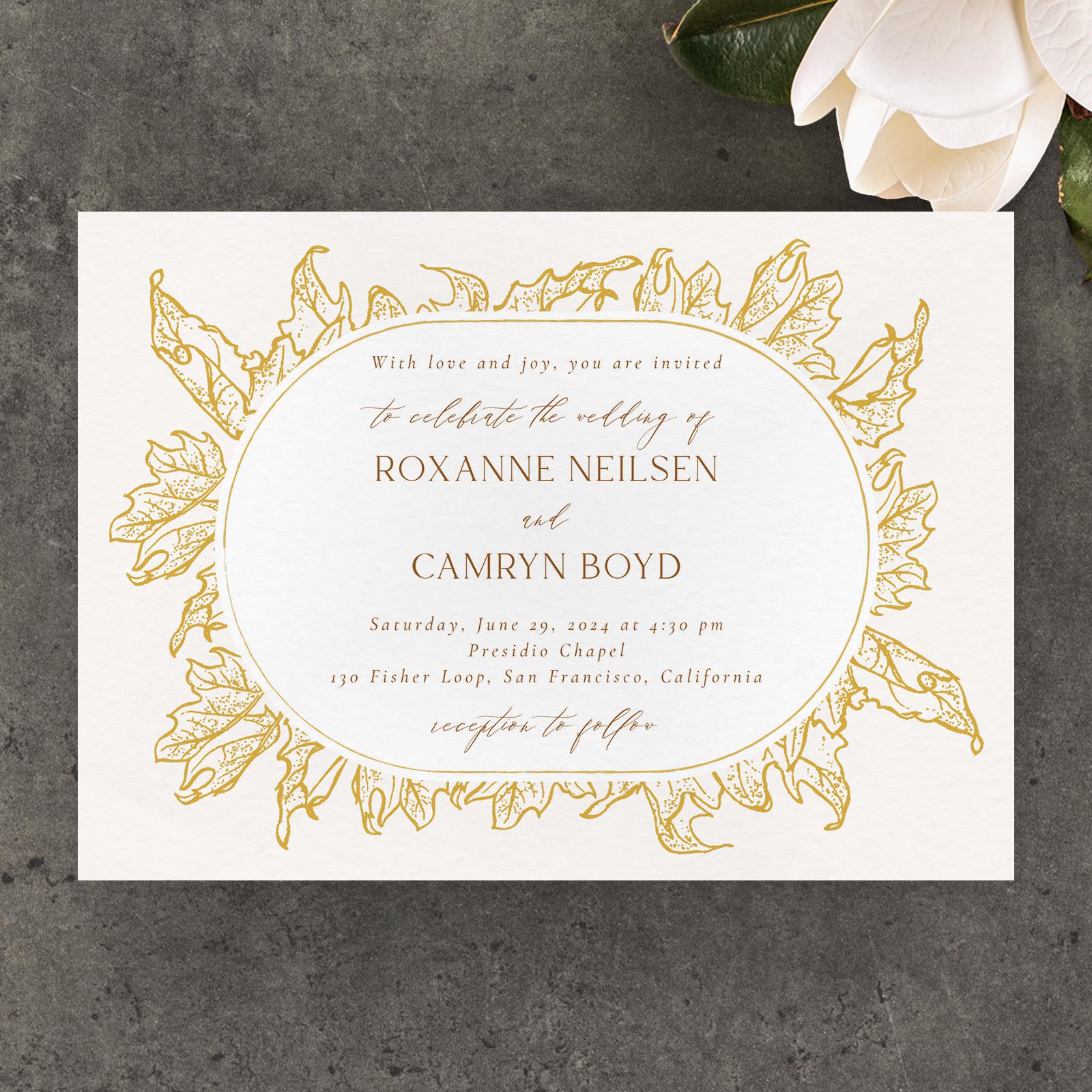 Zola Wedding Invitations - Velarde Landscape