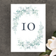 Farnham | Blue Sage | Zola Wedding Table Number