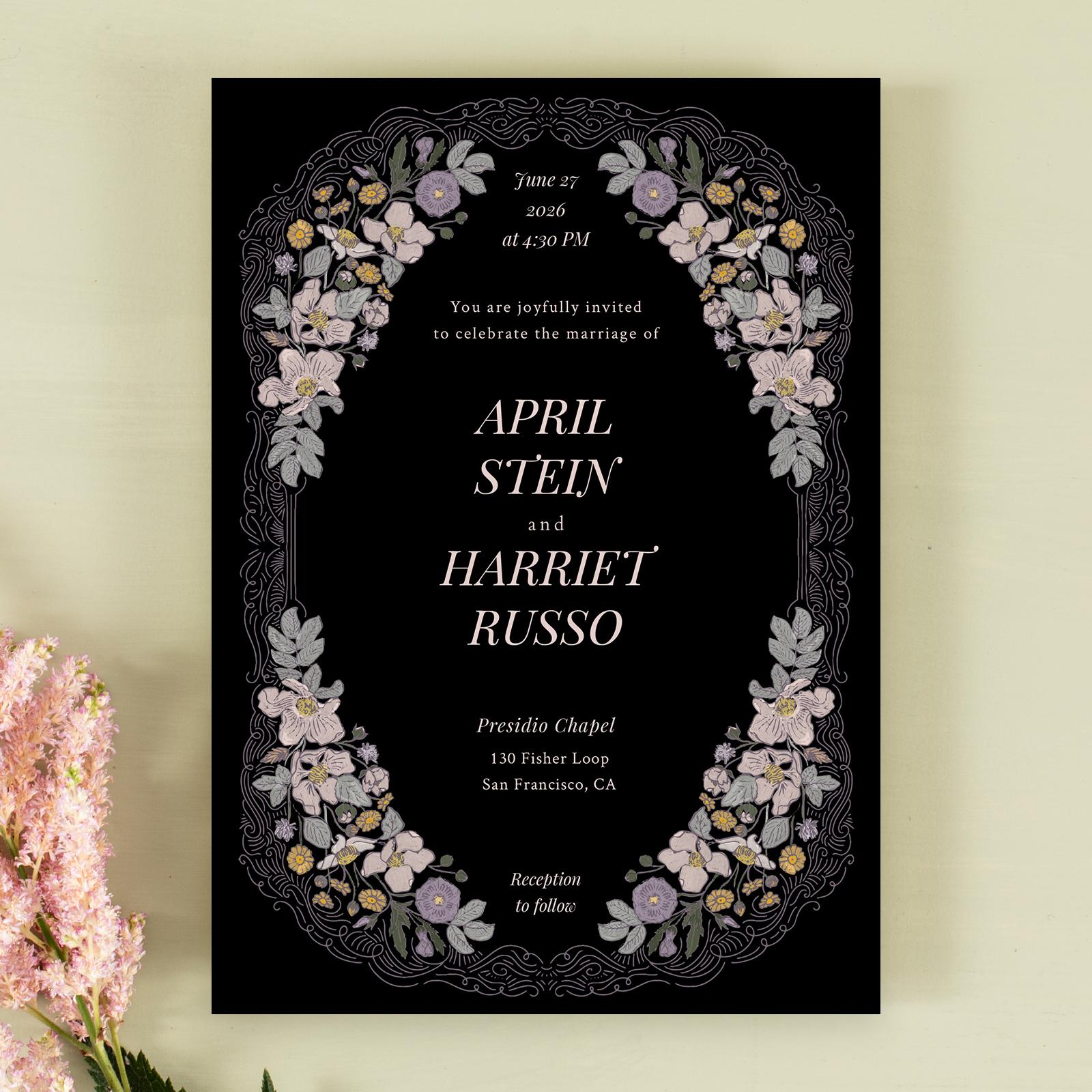 Zola Wedding Invitations - Pomeroy Portrait