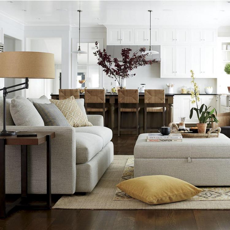 Crate and barrel ottoman store