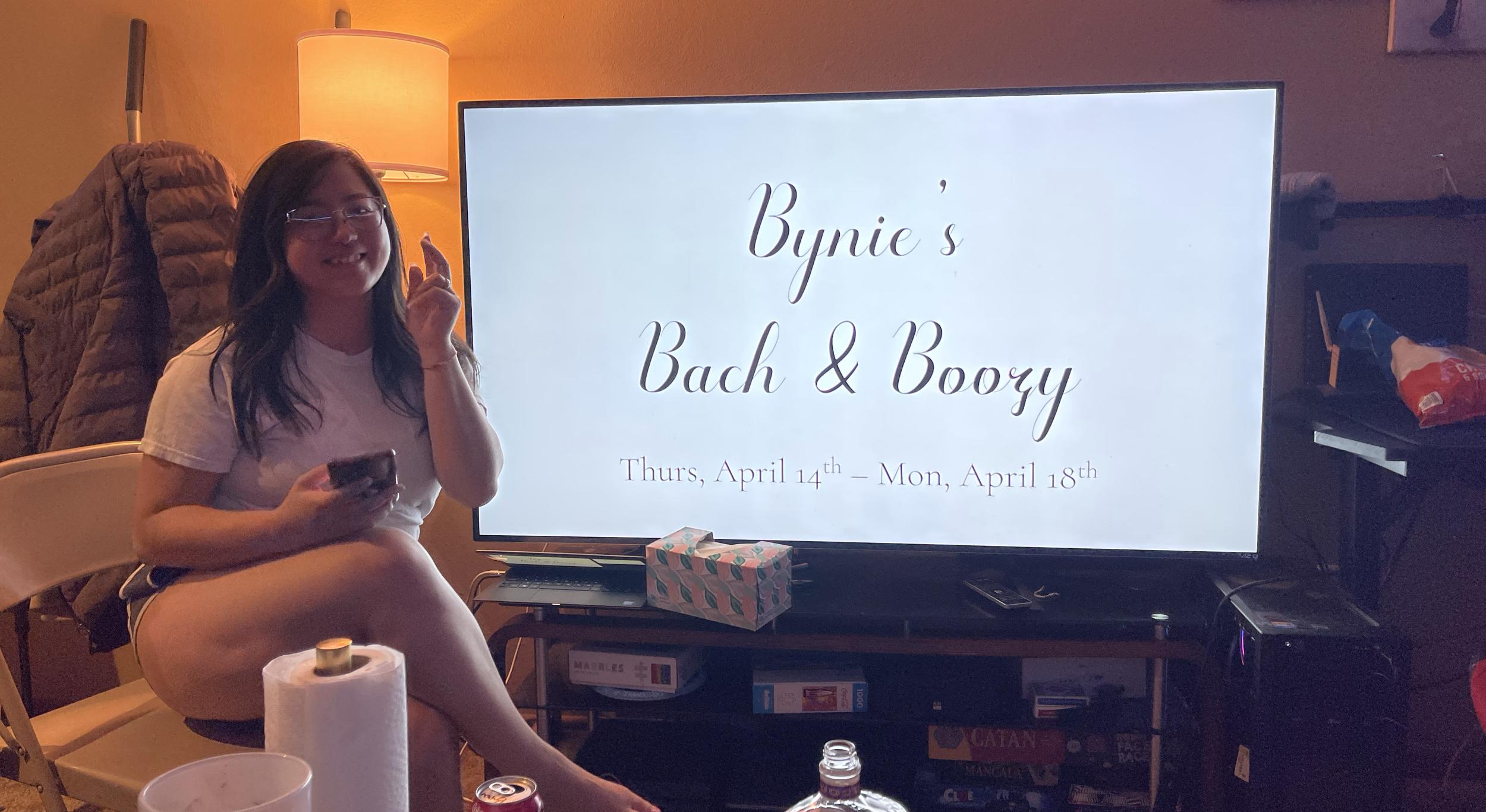 Bynie Lee and Bachelorette Party's Wedding Website