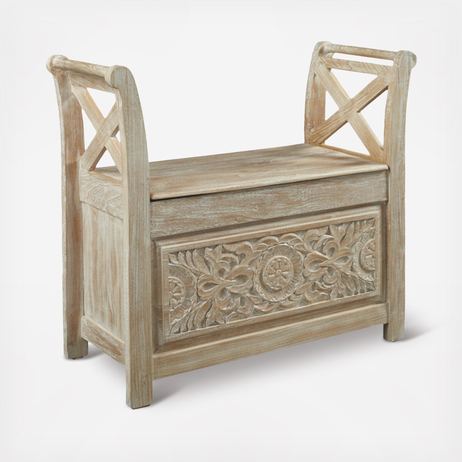 Ashley Furniture, Fossil Ridge Accent Bench - Zola