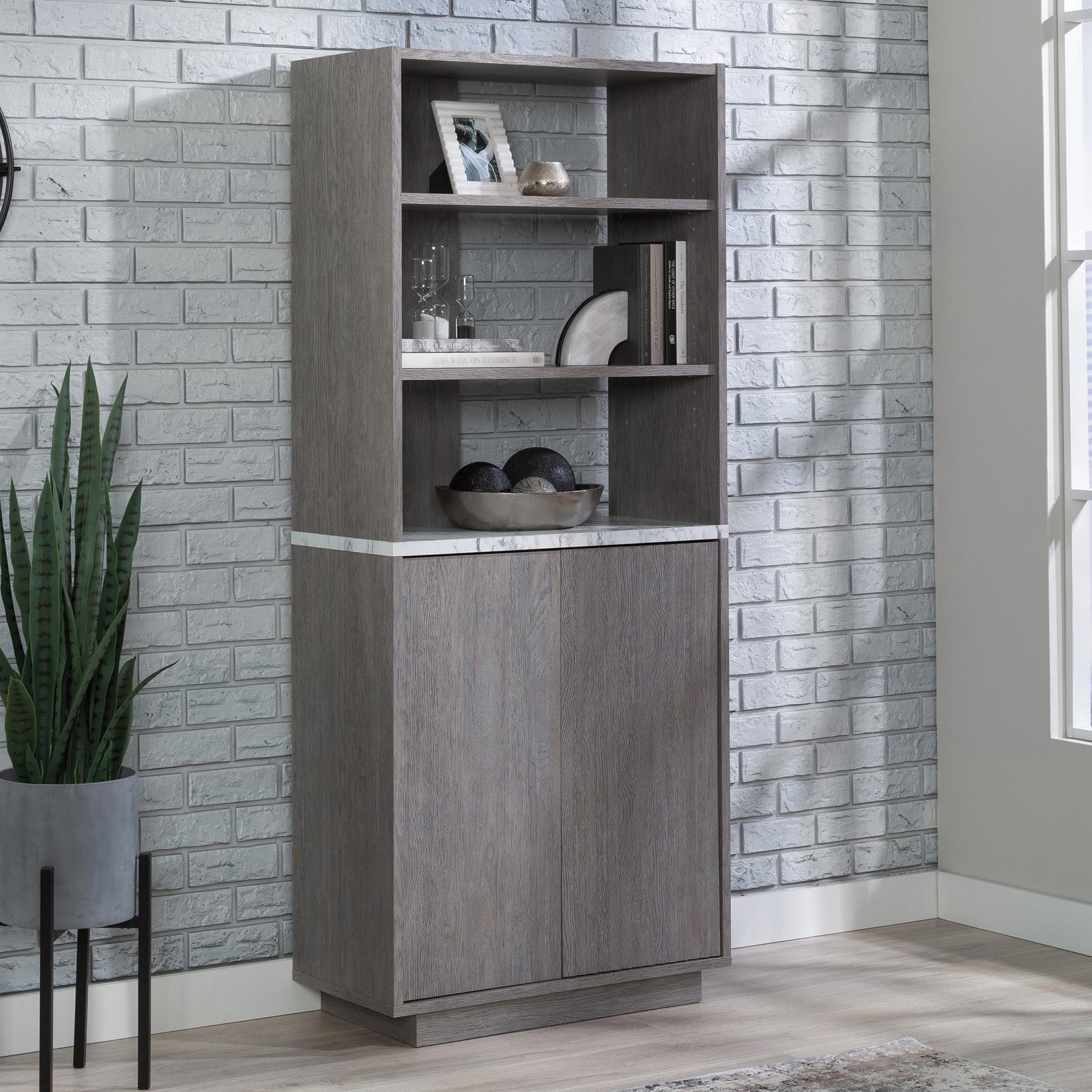 Sauder, East Rock 5-Shelf Bookcase with Door - Zola