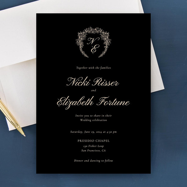 Zola Wedding Invitations - Pasquo Portrait