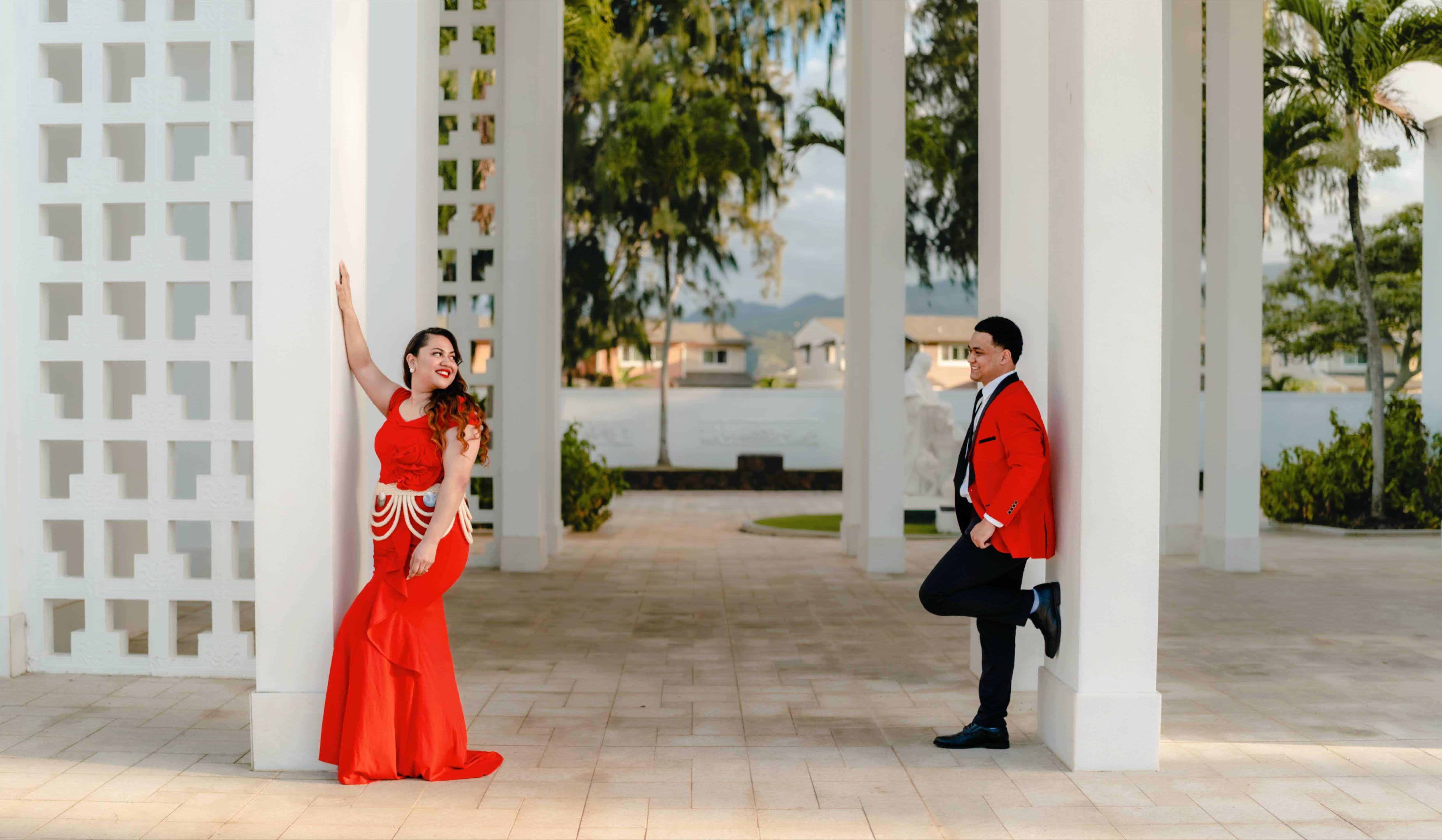 Ilaisaane Mounu-ki-Hakautapu Jr Finau and Sosaia Pomana Ofaloto ki ...