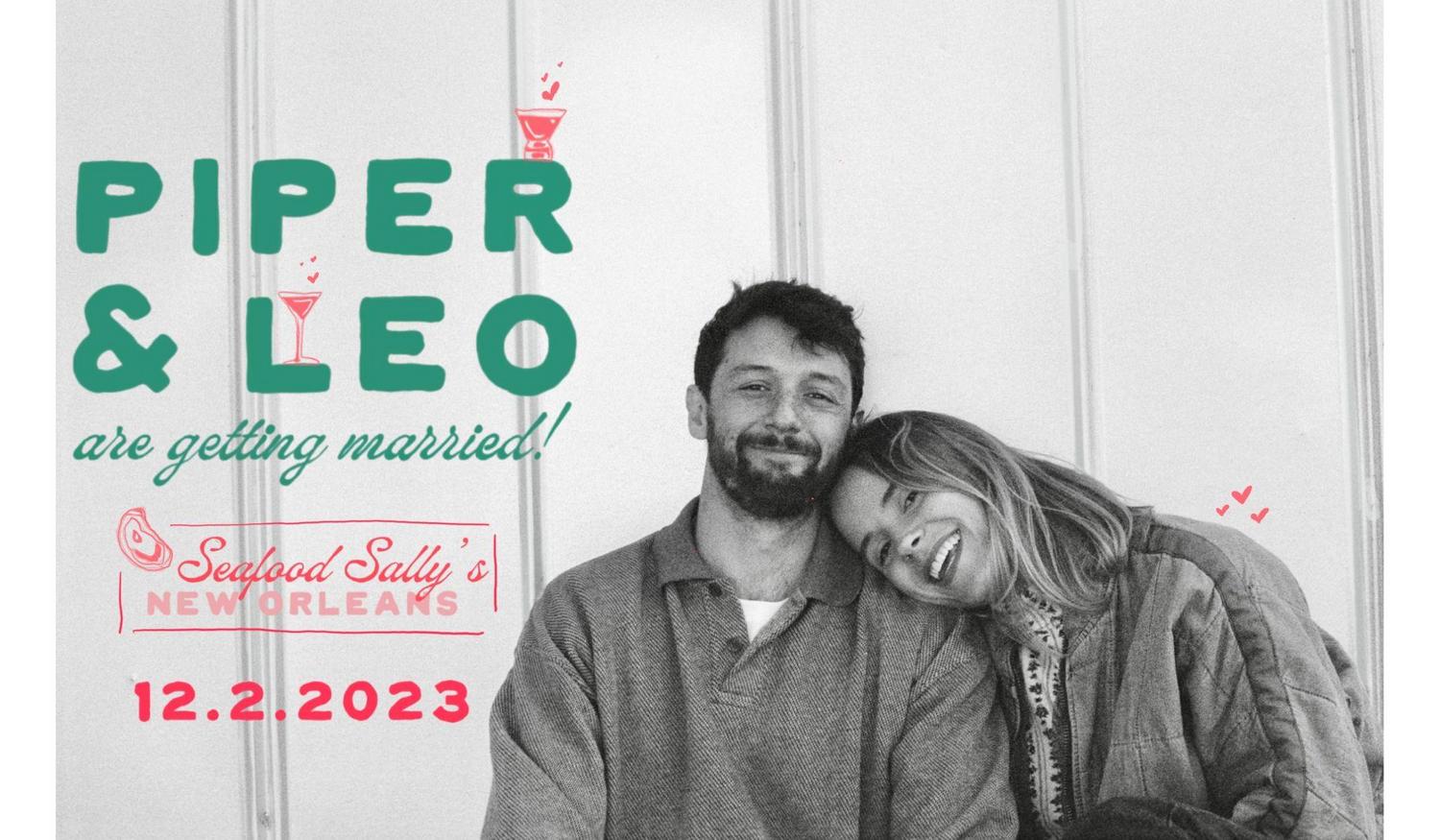 Piper Browne and Leo Skovron's Wedding Website