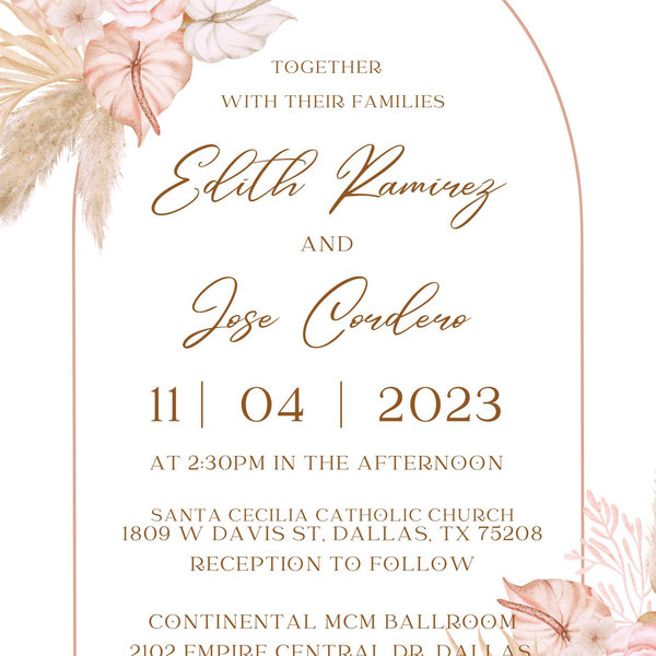 Edith Ramirez and Jose Cordero's Wedding Website