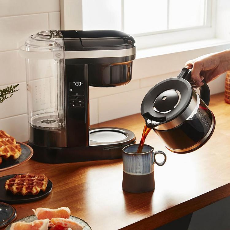 12 Cup Drip Coffee Maker With Spiral Showerhead