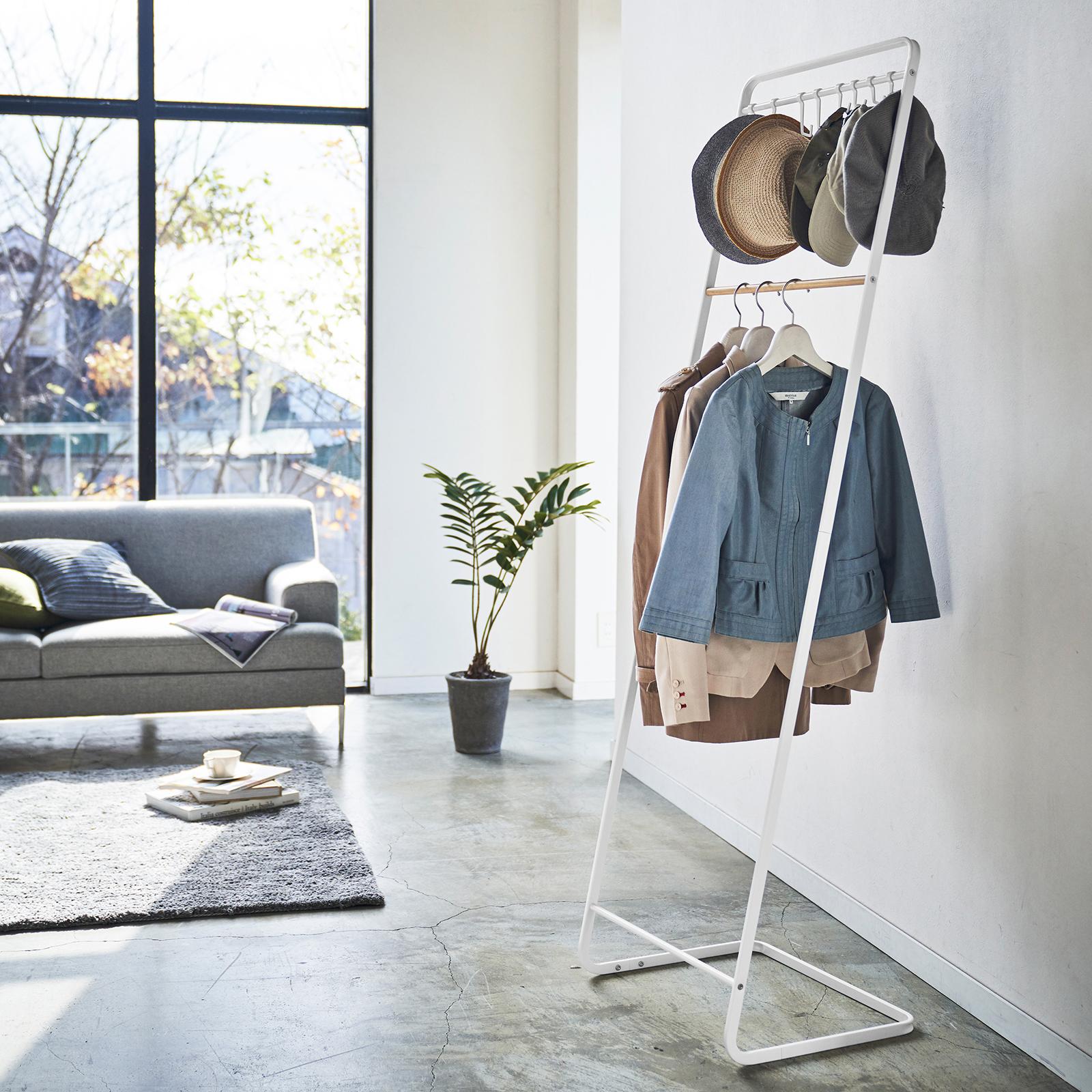 Yamazaki Home, Tower Coat Rack with Hat Storage | Zola