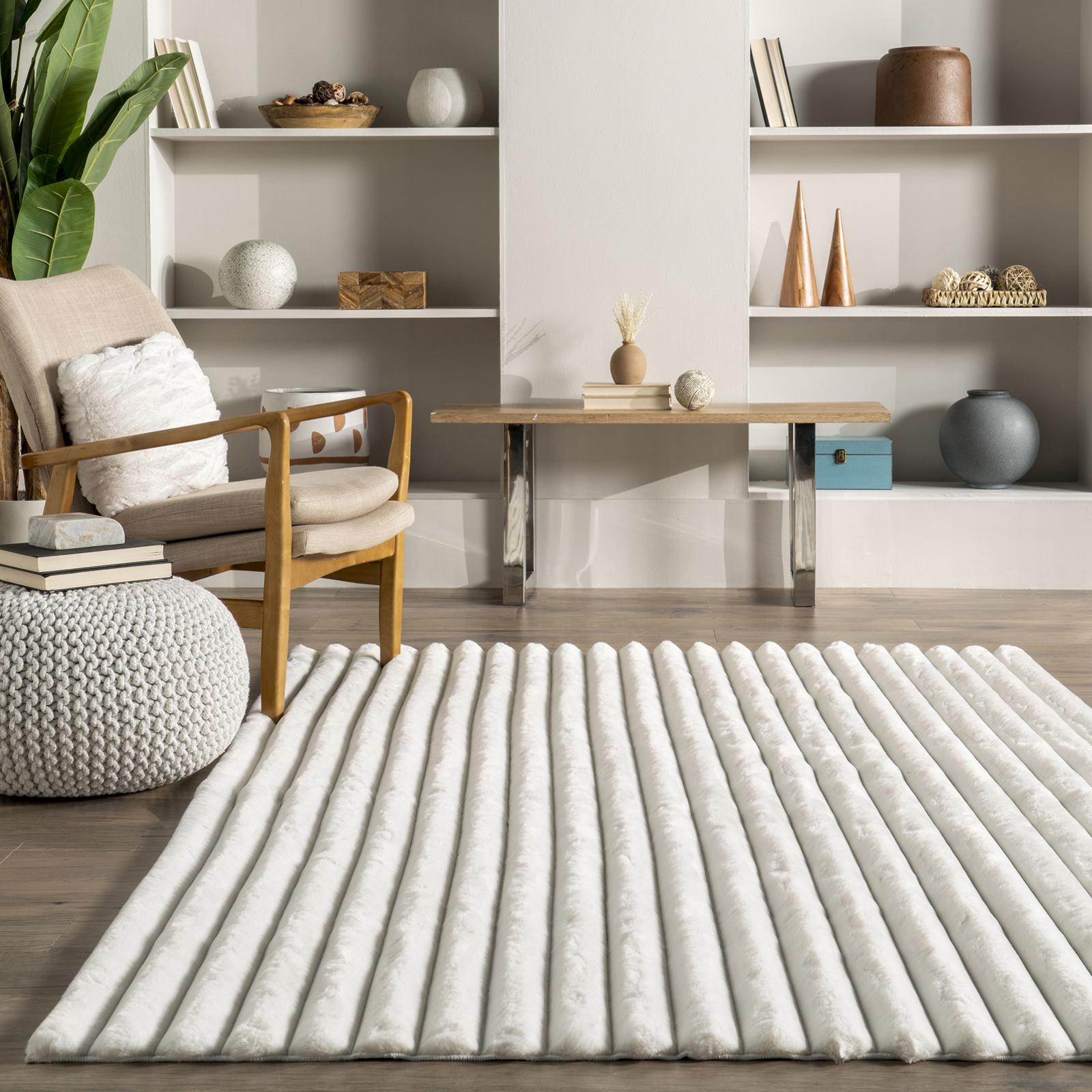 nuLOOM Rugs, Kai Rabbit Washable Area Rug - Zola