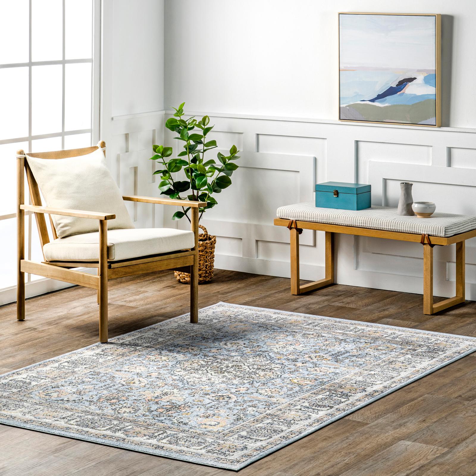 nuLOOM Rugs, Valencia SpinClean Traditional Persian Area Rug | Zola