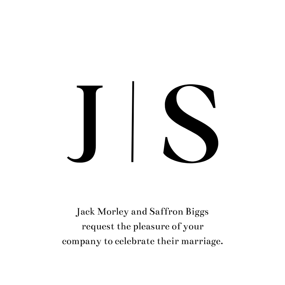 Jack Morley and Saffron Biggs' Wedding Website