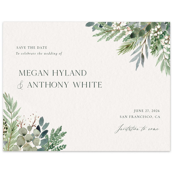 Rustic Save the Date Cards for Weddings