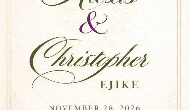 Alexis Allen and Christopher Ejike's Wedding Website