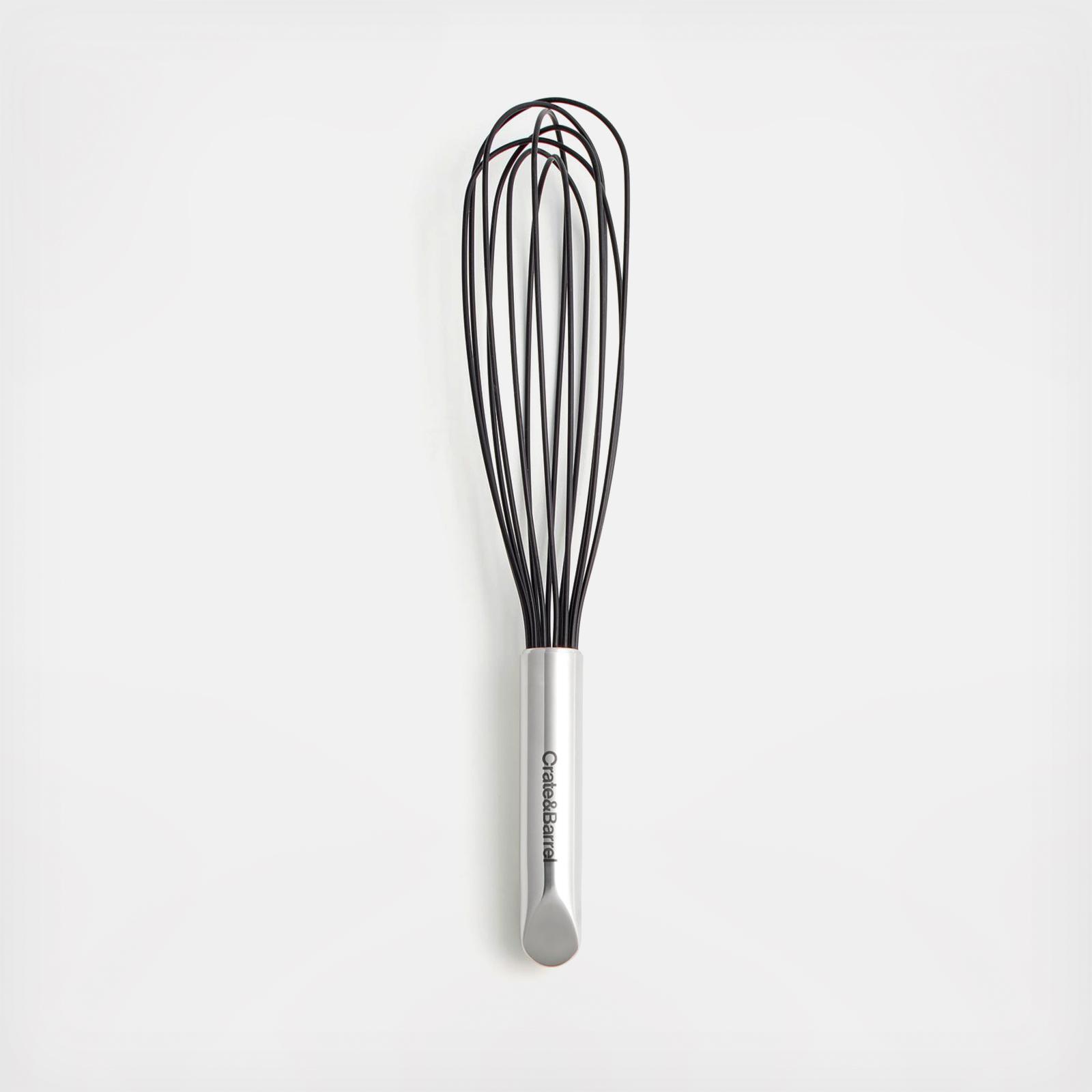 Crate and Barrel, Silicone & Stainless Steel Large Whisk | Zola