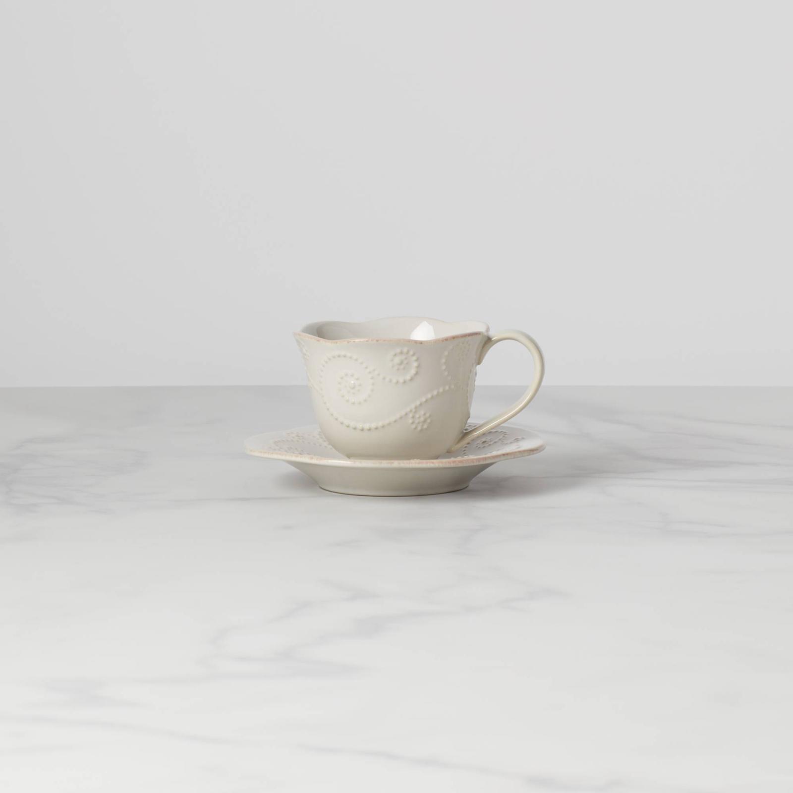 Lenox, French Perle Cup & Saucer - Zola